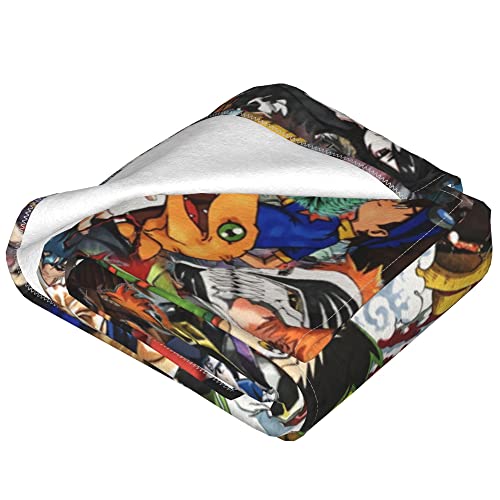 Anime Characters Super Soft Flannel Throw Blanket Warm Cozy Flannel Blanket Lightweight Shaggy Air Conditioner Blankets Apply to Couch Bed Office Etc Blanket 50"x40"¡