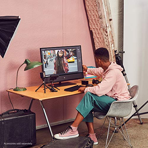 HP ENVY 32 All-in-One PC, 9th Gen Intel Core i7-9700 Processor, 4K UHD monitor, NVIDIA GeForce RTX 2060 graphics (6 GB), 32 GB RAM, 32 GB Intel Optane, 1 TB SSD, Windows 10 (32-a0040, Black) (6YR48AA)