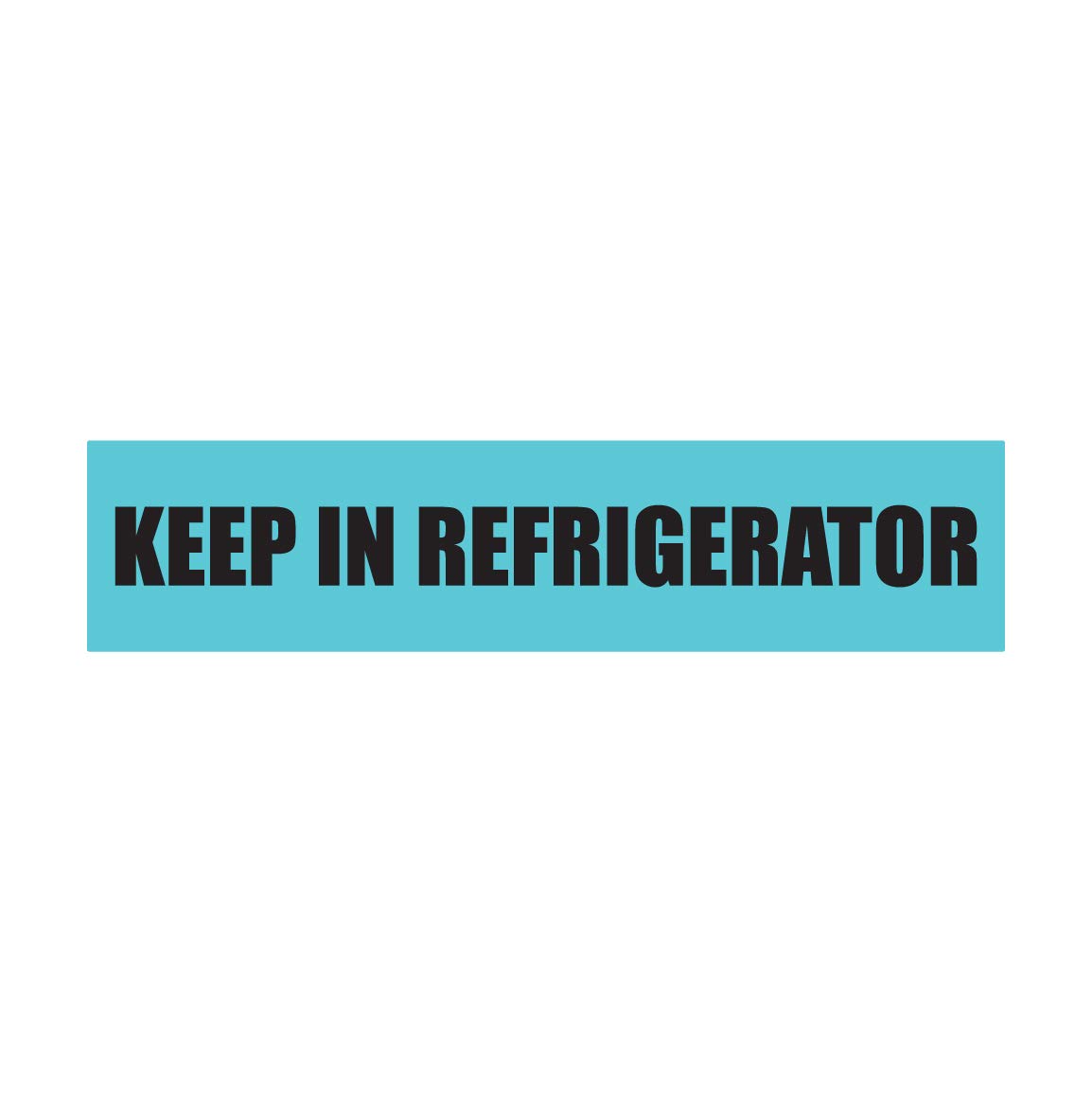 Keep in Refrigerator - Veterinary Label Stickers - 1.63 x 0.38 inch Veterinary Prescription Labels Medical Charts Pharmacy Medication Instruction Vet Stickers File Folder Labels - 1 Packs, 300 Labels