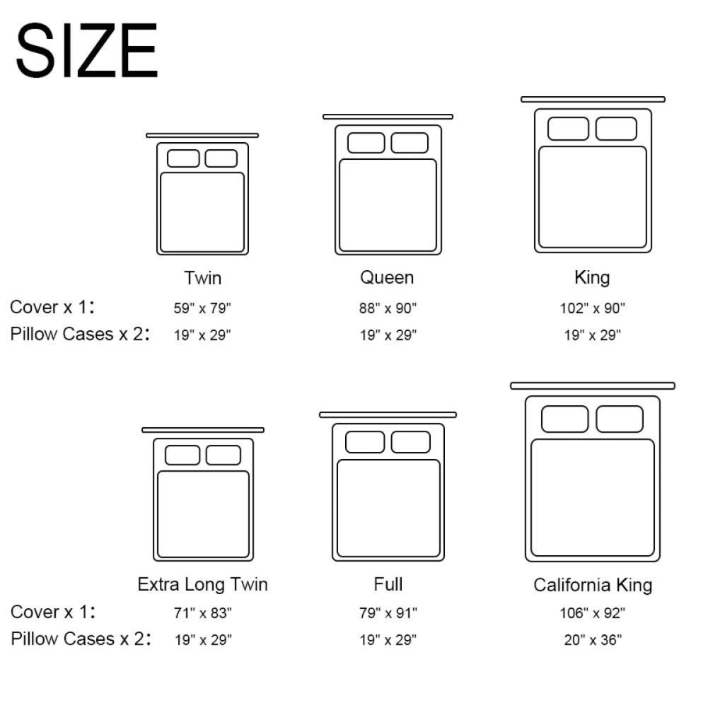 AISSO 3 Pieces Duvet Cover Set Queen Cute Hippo Girl Breathable Comforter Cover Set with Zipper Closure