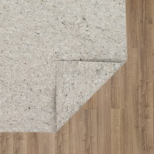 Mohawk Home 8' x 10' 1/4 Rug Pad 100% Felt Protective Cushion, Premium Comfort Underfoot – Safe for All Floors