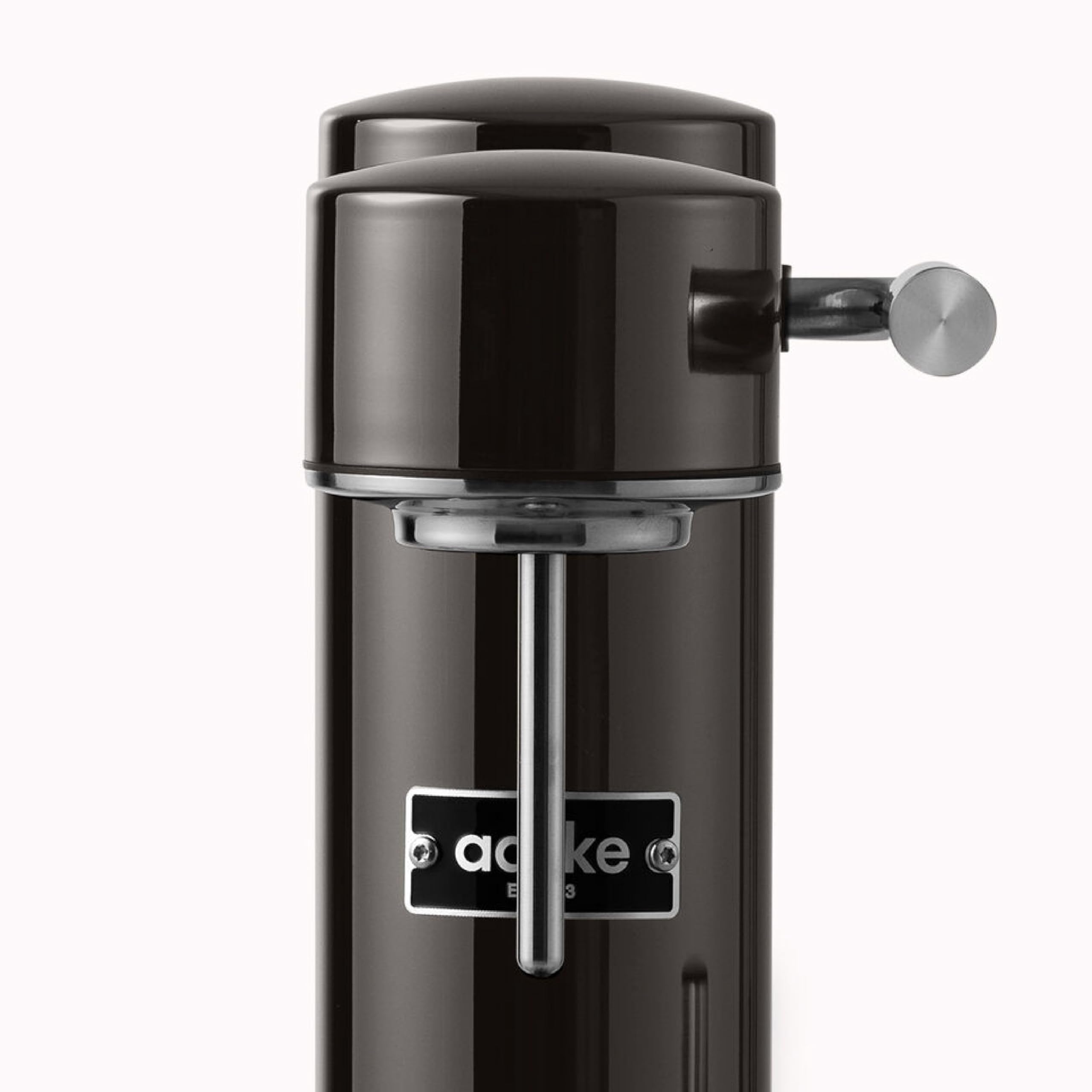 aarke - Carbonator III Premium Carbonator/Sparkling & Seltzer Water Maker with PET Bottle (Black Chrome)