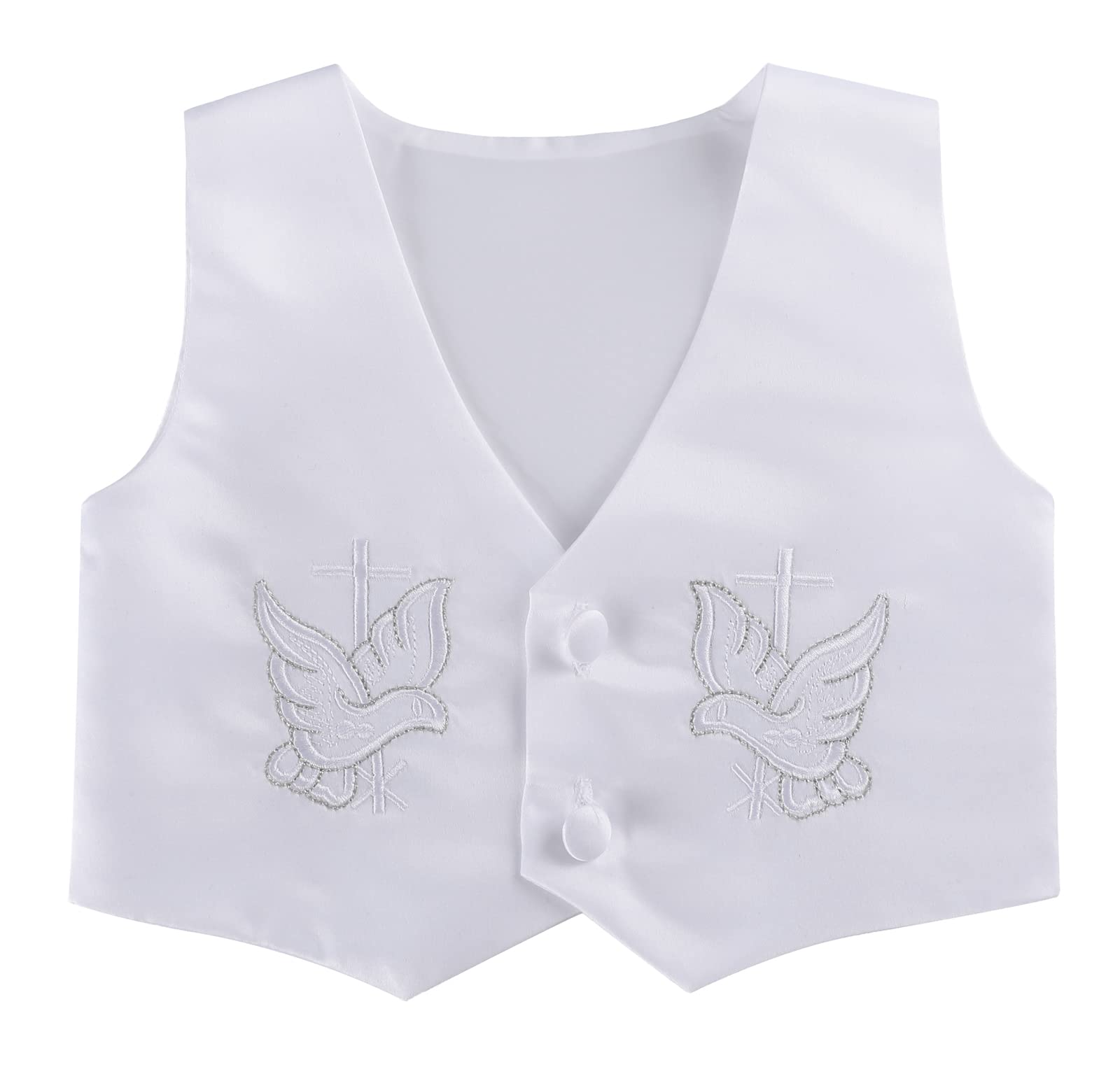 Baby Boy Christening Outfits Baptism Long Sleeve Suit Set with Hat, Cross Socks, 3-6 Months