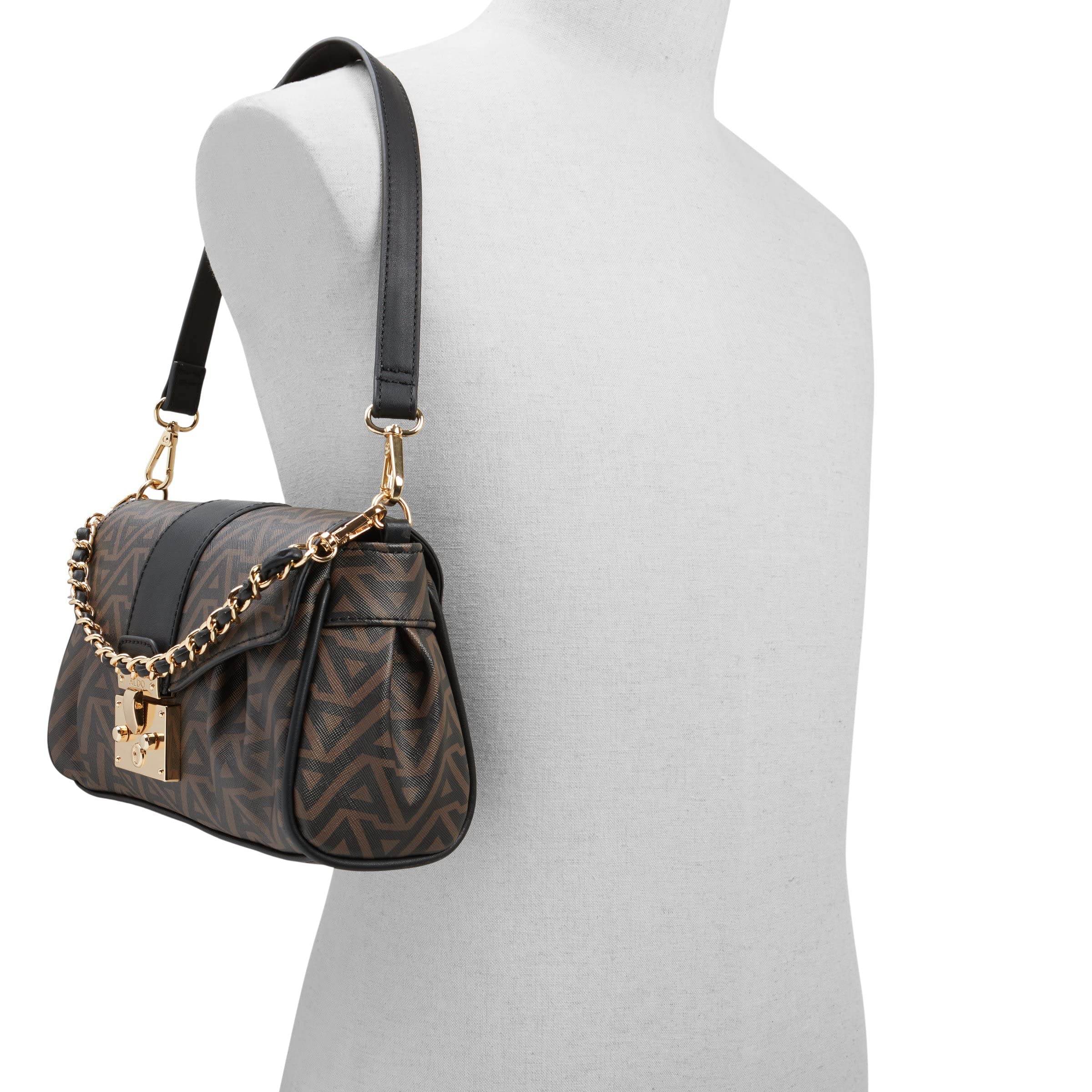 ALDO Women's Alaennor Shoulder Bag, Brown Multi