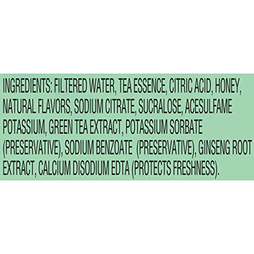 AriZona Zero Calorie Liquid Water Enhancer - Green Tea with Ginseng & Honey (1.62 fl oz Bottle, 12 per Pack)