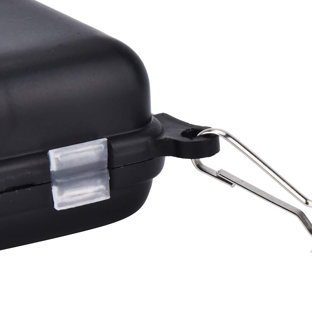 Akozon Fishing Tackle Box, Hook Lures Accessories Zer one Box,Fishing Bait Storage Case for Outdoor Other Tools and