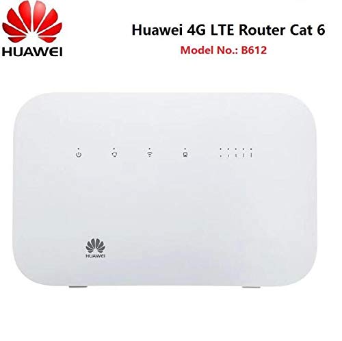 Huawei B612s-51d Home Router GSM Unlocked 4G LTE CPE 300 Mbps Mobile Wi-Fi + 4 RJ45 (4G LTE in USA Latin & Caribbean Bands) Up to 32 Users