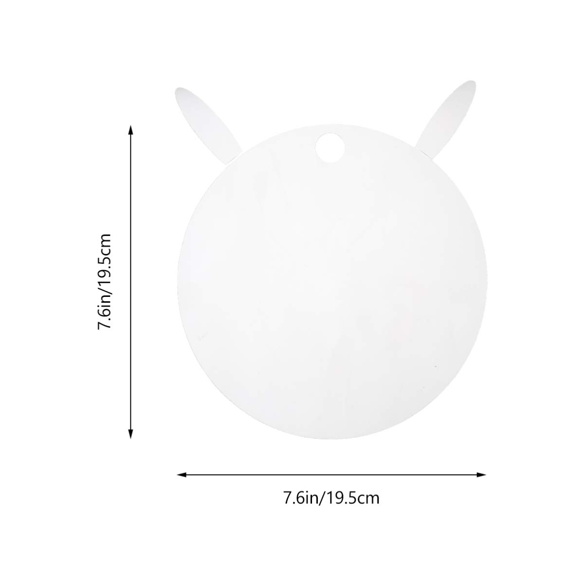 Adhesive Mirrors Wall Mirror Mirror Wall Stickers Acrylic Wall Decals Decoration Removable Rabbit Sign for Room Bathroom Living Room(Small Rabbit) Wall Mirror