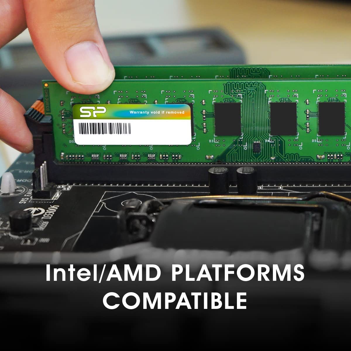 Silicon Power DDR3 16GB (2 x 8GB) 1600MHz (PC3 12800) 240-pin CL11 1.35V / 1.5V Unbuffered UDIMM PC Computer Desktop Memory Module Ram Upgrade