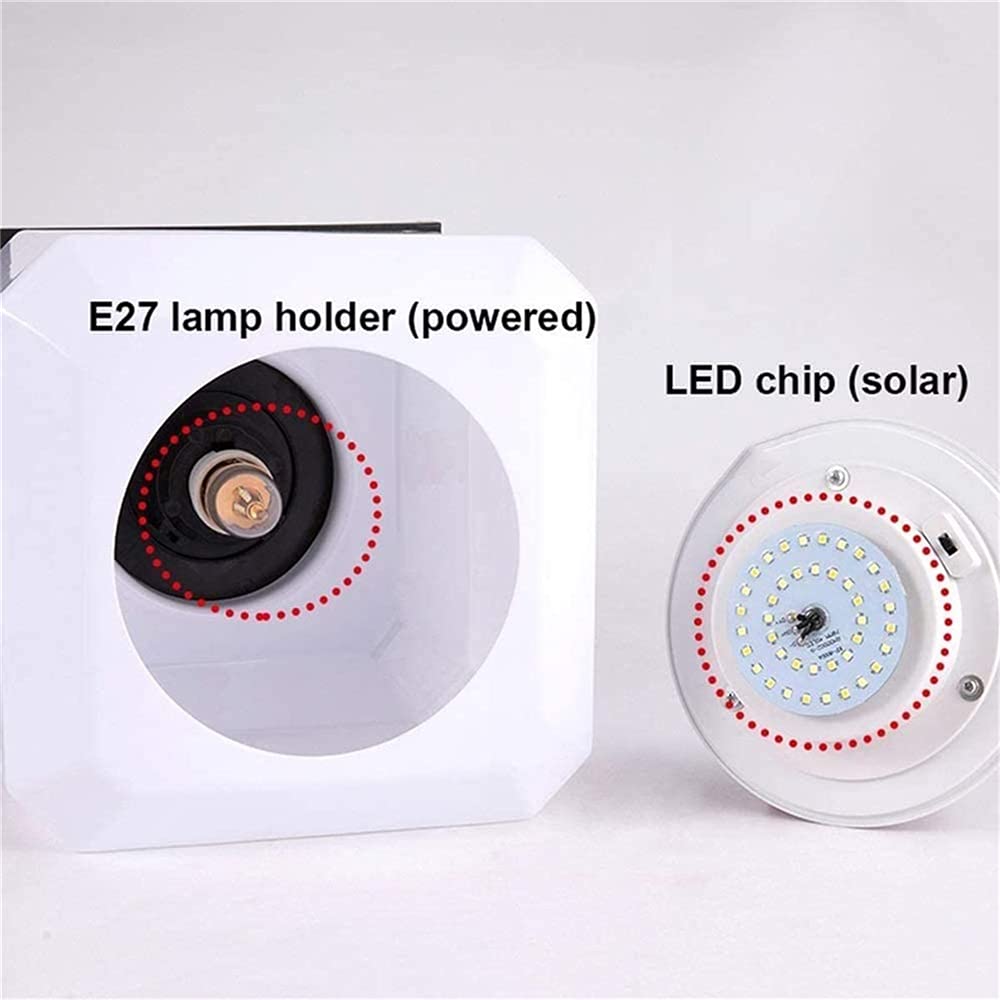 KLFJFD Solar Lights Outdoor, Solar Column Headlights,Waterproof Rainproof Gate Patio Table Lamp Lantern,for Home Garden etc