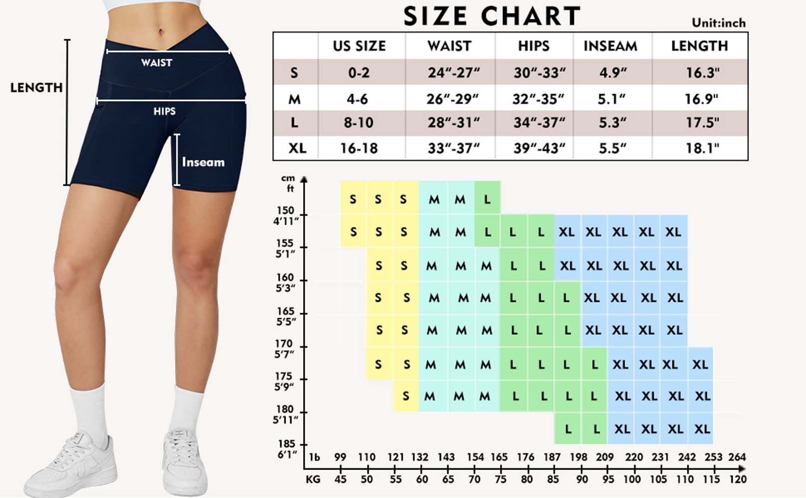 A AGROSTE Women Cross Scrunch Butt Lifting Shorts with Pockets Trinity High Waisted Workout Booty Biker Shorts