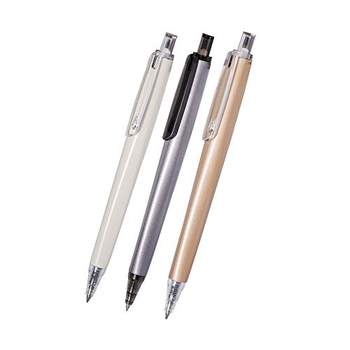 Retractable Roller Ball Gel Pens, Gel Ink Ballpoint Pen with High Density Material Barrel, Smooth Writing Rollerball Pen for Business, School and Office Use, pens fine point, 0.5mm Fine Point –3Pack