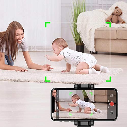 BoxWave Stand and Mount Compatible with Energizer Energy 100 (2017) (Stand and Mount by BoxWave) - PivotTrack Selfie Stand, Facial Tracking Pivot Stand Mount - Jet Black