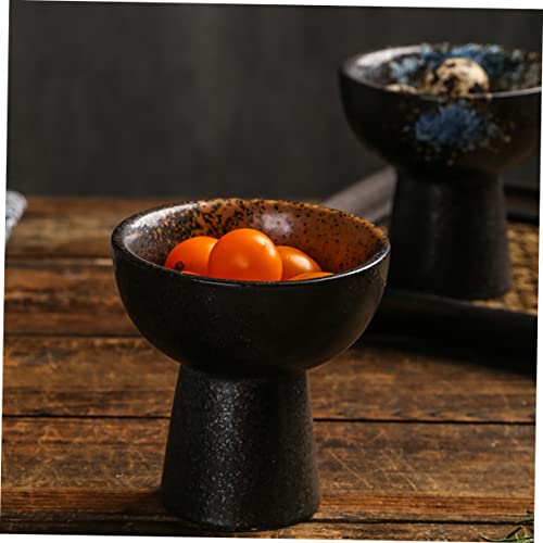 Baluue Parfait Bowl Ceramic Ice Cream Bowl Footed s Round Bowl Mousse Bowls Mini Martini Glasses Decorative Wine Glasses Mini Wine Glasses Dessert Cup Ceramic Bowl Trifle Dish Ceramics