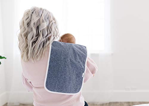 Copper Pearl Baby Burp Cloth Large 21''x10'' Size Premium Absorbent Triple Layer 3-Pack Gift Set “Lennon