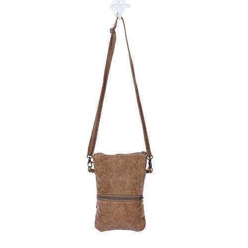 Brown and White Hair on Crossbody Bag