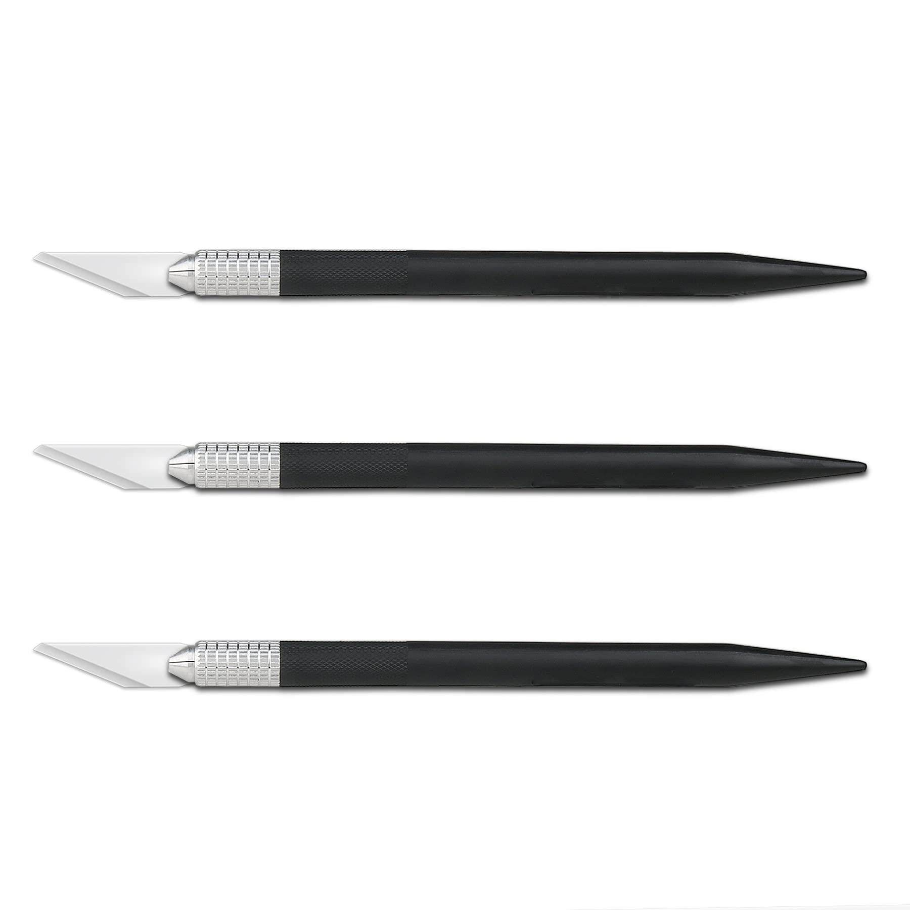 NexLand N11K Craft Knife with Ultra-Sharp Ceramic Blade No.11 Scalpel Blades / 3pack