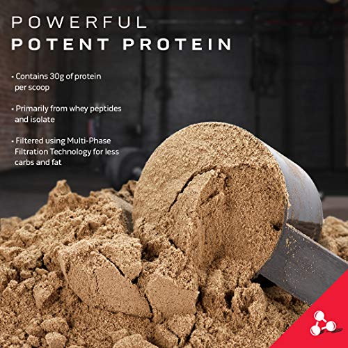 MuscleTech Whey Protein Powder | MuscleTech Nitro-Tech | Isolate & Peptides | Protein + Creatine for Muscle Gain | Muscle Builder for Men & Women | Sports Nutrition | Vanilla, 4 lb (40 Servings)