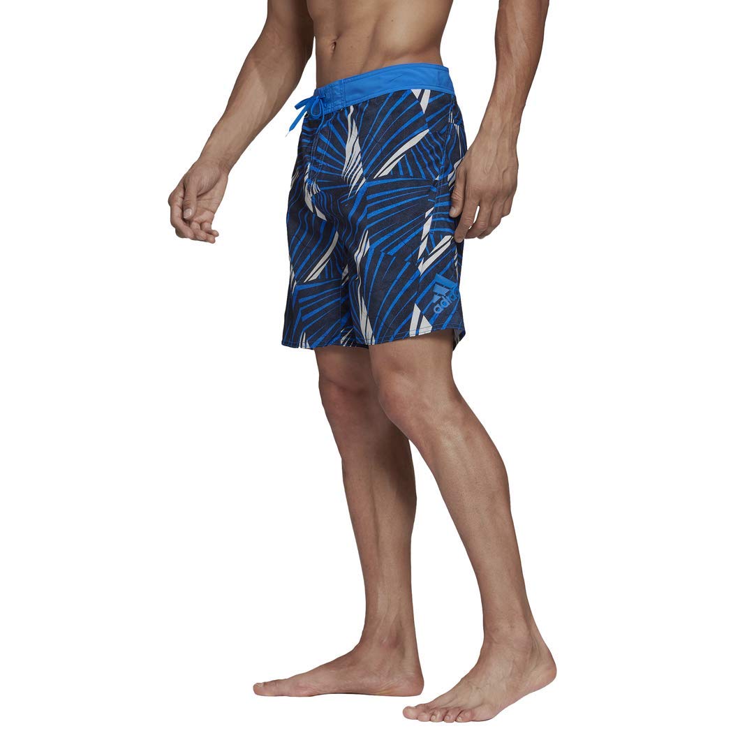 adidas Men's Graphic Tech Short Glory Blue 36"