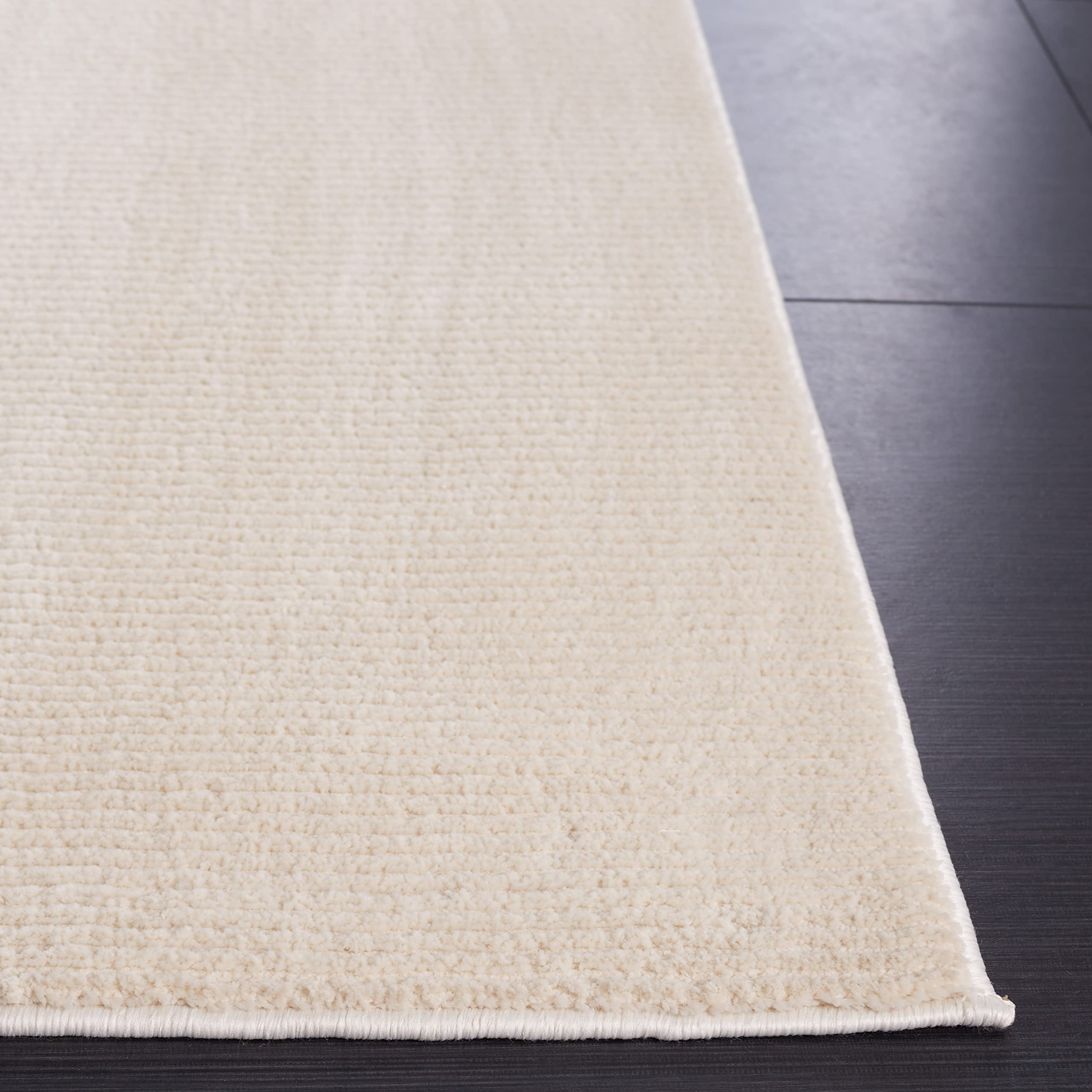 SAFAVIEH Revive Collection Area Rug - 8' x 10', Ivory, Solid Design, Non-Shedding & Easy Care, Ideal for High Traffic Areas in Living Room, Bedroom (REV102A)