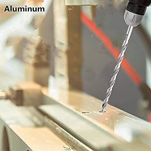 Extra Long Drill Bit, 200mm HSS Drill Straight Shank Auger Drill Bit, Drill Straight Shank Auger Drill Bit for Wood (6MM)