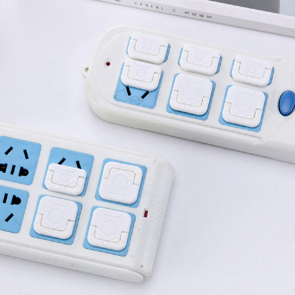 50 Pack Outlet Plug Covers - Electric Plug Protectors, 2-Prong Child Safety Socket Covers Kids Protector Safety Caps White