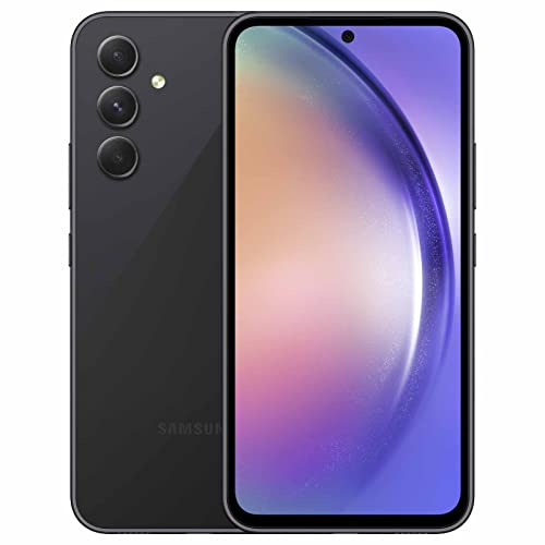 SAMSUNG Galaxy A54 5G A Series Cell Phone, Factory Unlocked Android Smartphone, 128GB w/ 6.4β Fluid Display Screen, Hi Res Camera, Long Battery Life, Refined Design, US Version, 2023, Awesome Black