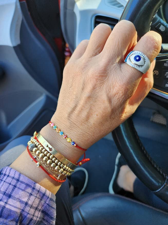 Alef Bet by Paula Ring Evil Eye Sterling Silver (8)