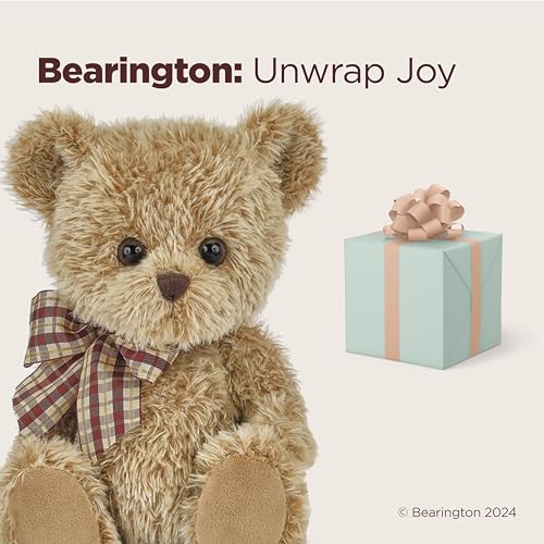 Bearington Collection Baby Shaggy The Brown Teddy Bear Plush, 11 Inch Bear Stuffed Animal