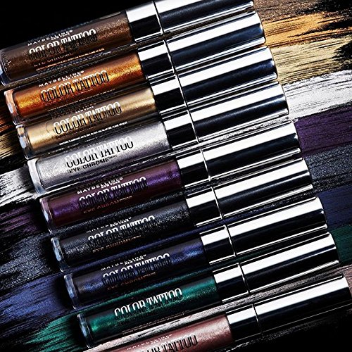 Maybelline New York Color Tattoo Eye Chrome Eyeshadow, Bronze Sheen, 0.11 fl. oz.