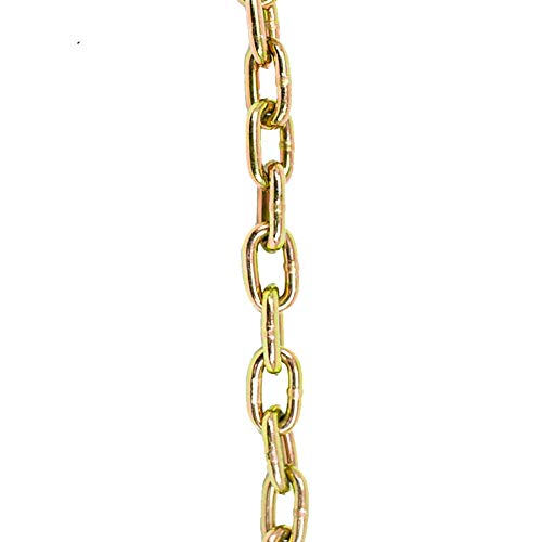 Mytee Products 2 Ton Snatch Block with Chain Flatbed Tow Truck Rollback Wrecker Car Carrier Cable