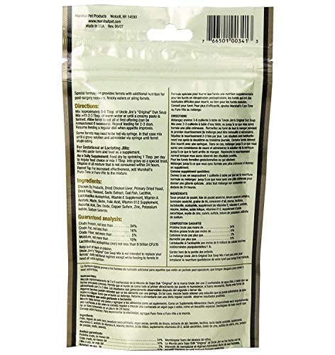 Marshall Uncle Jim's Original Duk Soup Mix for Ferret Pack of 6
