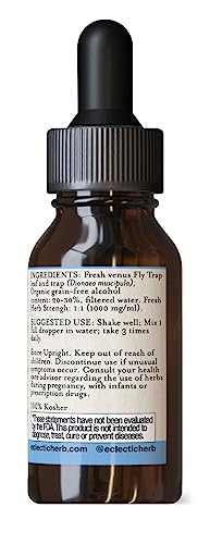 Eclectic Institute Raw Fresh Freeze-Dried Venus Fly Trap Extract | 1 fl oz (30 ml)