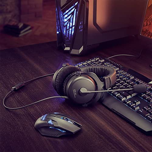 Asobilor MMX 300 Replacement Cable Cord for Beyerdynamic MMX 300 / MMX 300 2nd Generation Gaming Headset, Volume Control Inline Mute, Plug and Play Twisted Pair OFC Copper Wire(8.2Ft / 2.5m)