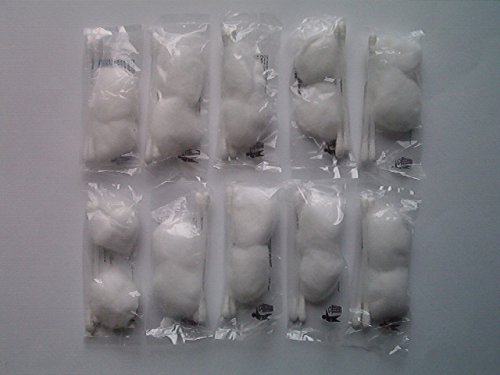 Disposable Traval Vanity Kit (Cotton Swabs and Cotton Balls) (Pack of 10)
