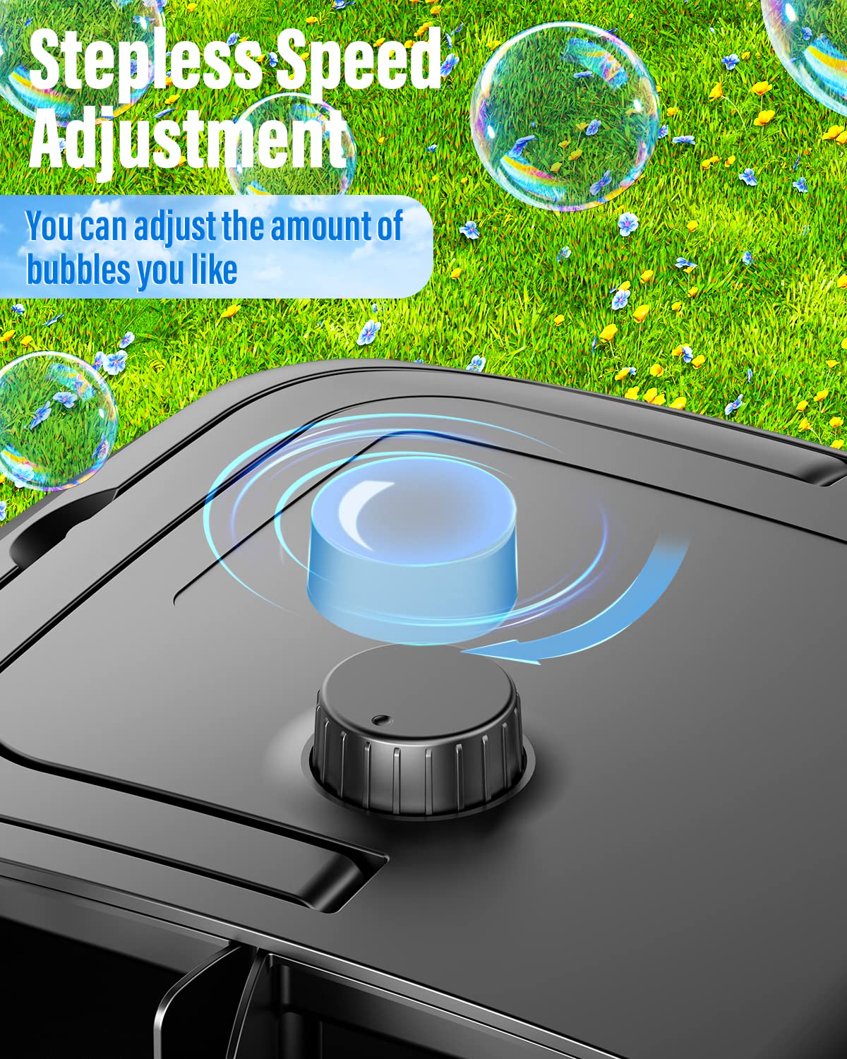 Bubble Machine - 16 Wands 8000+ Bubbles/min Bubble Machine for Kids and Toddlers - 14.2oz Large Capacity Bubble Blower - Automatic Bubble Maker - Bubble Toys for Parties, Wedding, Birthday
