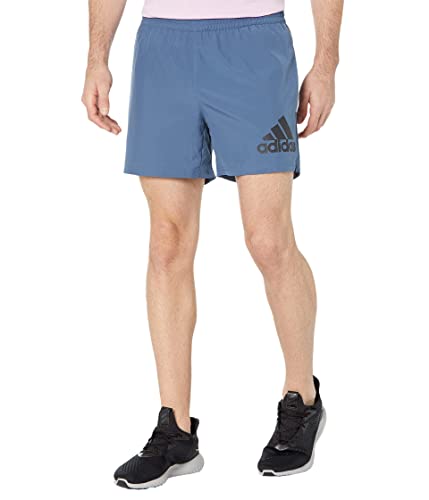 adidas Men's Run It Shorts, Wonder Steel, Large