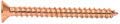 CRL Brushed Copper #10 x 2" Wall Mounting Flat Head Phillips Sheet Metal Screw - Package