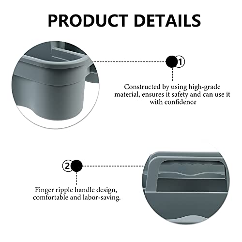 Baluue 1pc Floors Shower Portable Handle Basket, Multiuse Basket,hand All- - Utility with and Storage Sundries Versatile Bathroom Commercial Tool Multipurpose Cleaning Caddy Organizer