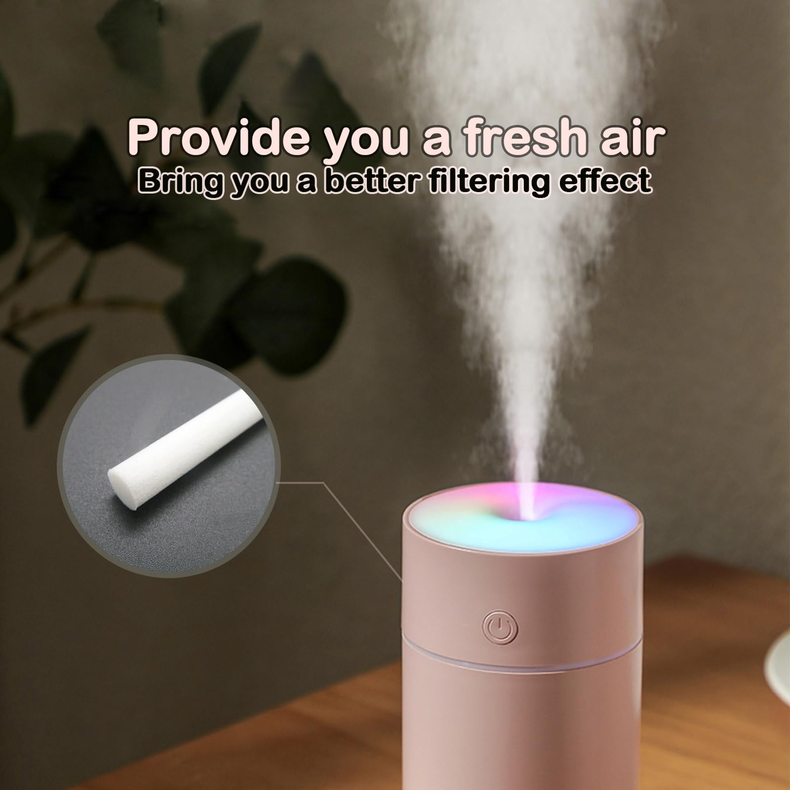 BlingKingdom 12pcs Humidifier Filter Sticks Humidifier Filter Rod Car Diffuser Refill Sticks Pens Humidifier Filter Wick Replacement Filter for USB Humidifier and Mini Diffuser (10x0.7cm)