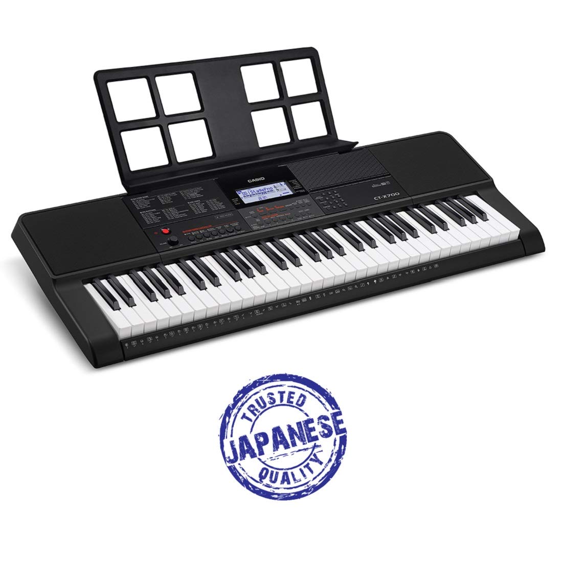 Casio 61-Key Portable Keyboard Bundle with Sustain Pedal