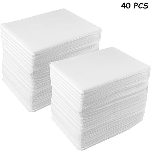 DEAYOU 40 PCS Disposable Spa Bed Sheets, Waterproof Massage Table Sheet Protector, Non Woven Fabric Bed Cover for Massage Therapy, Beauty Salon, Tattoo, Hotels, Esthetician, 31" x 67", Oil-Proof