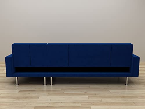 Gold Sparrow Houston Sofa Bed Sectional, Sapphire