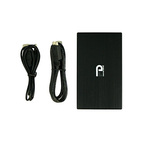 FD 1TB Portable Hard Drive - USB 3.2 Gen 1 - 5Gbps - Aluminum - Black - Compatible with Xbox One, One S, One X (XB-1TB-PGD) by Fantom Drives
