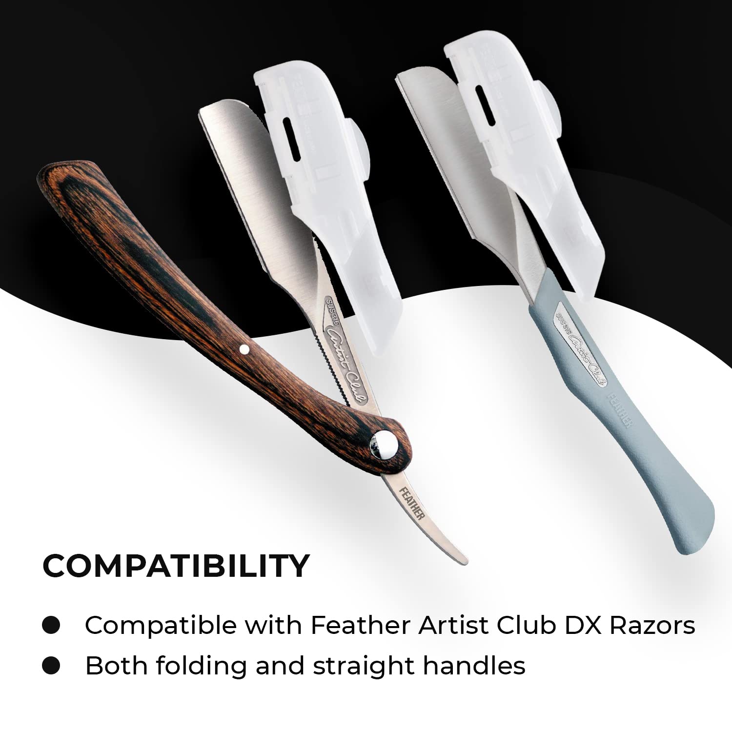Feather Artist Club DX Straight Razor Case - Razor Blade Holder - Straight Razor Travel Case - Made in Japan