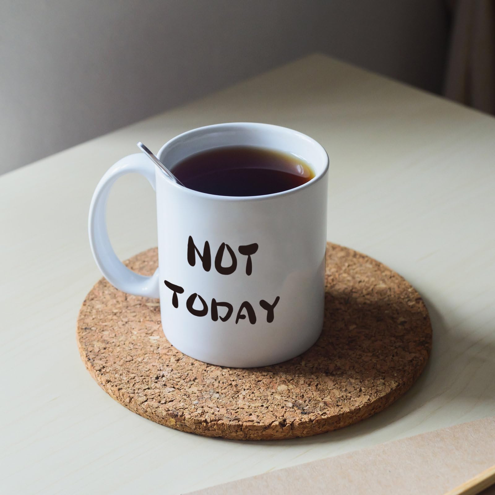 Magicaleast Not Today theme Coffee Mug and Keychain Not Today theme Funny Gift for Coworkers, Friends