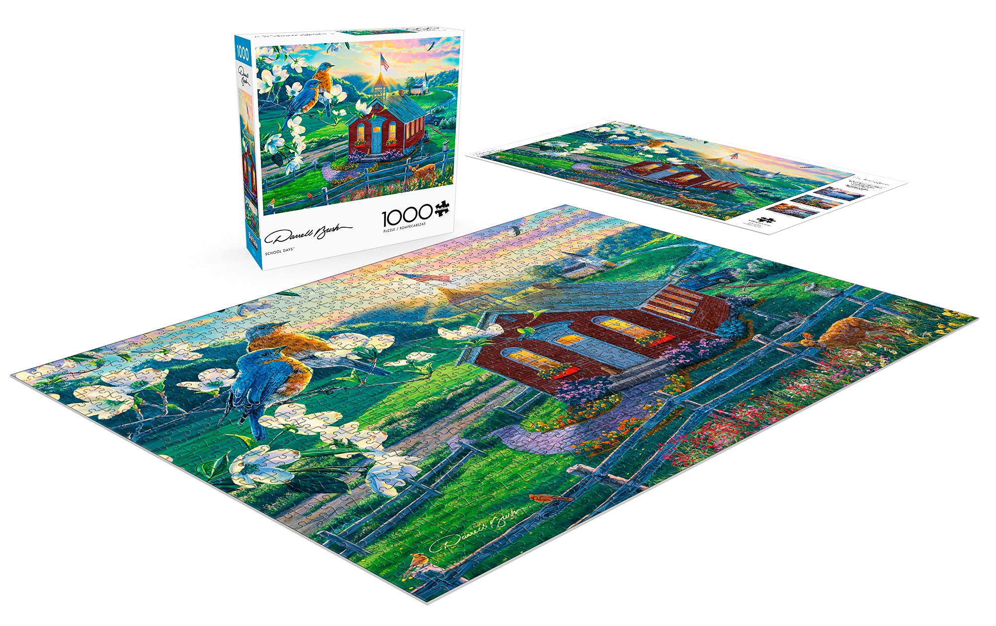 Buffalo Games - Darrell Bush - School Days - 1000 Piece Jigsaw Puzzle