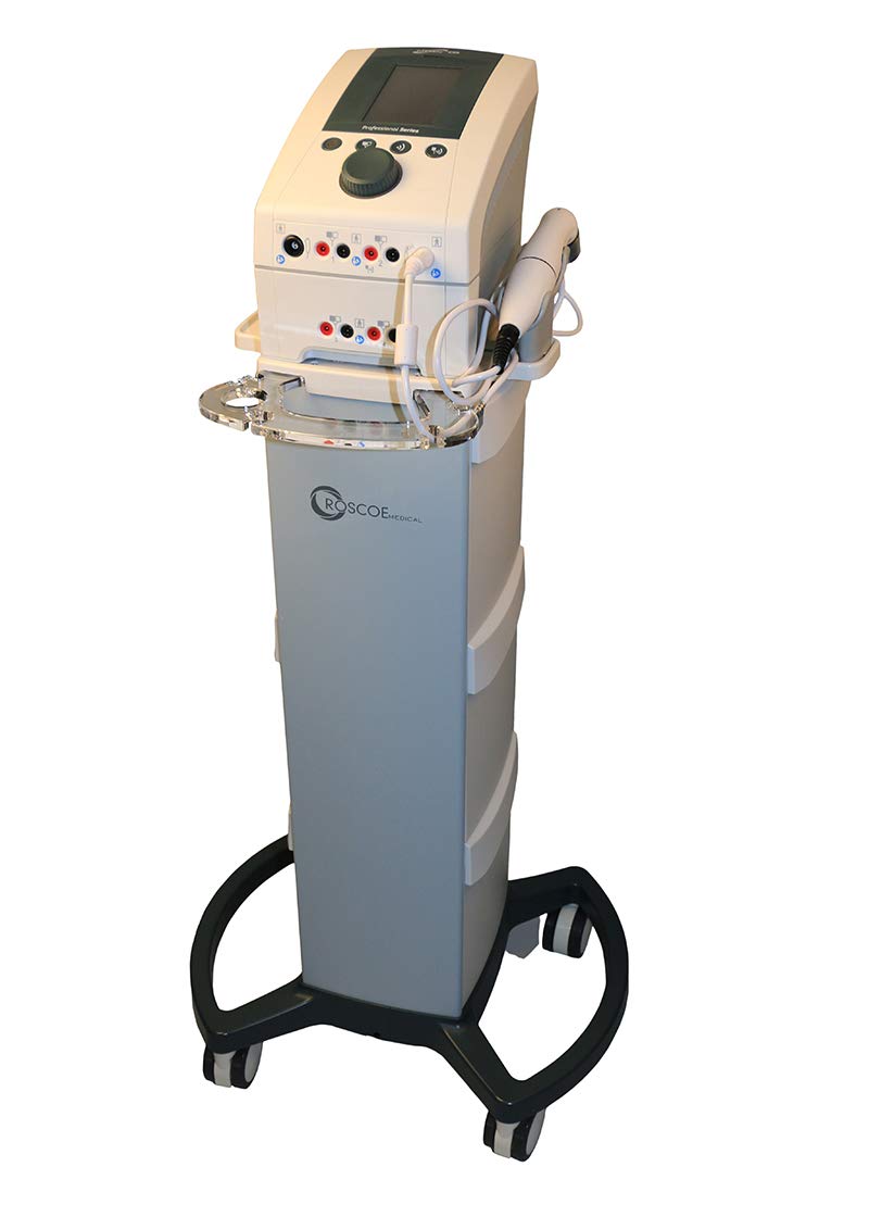 FEI 13-3392 Intensity Professional CX4 4-Channel Shim/Ultrasound Combo Unit with Cart, 110/220V, 50-60 Hz