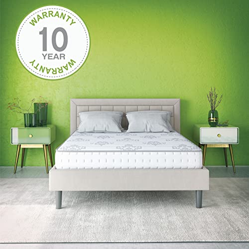 Classic Brands Decker Memory Foam and Innerspring Hybrid 10-Inch Mattress | Bed-in-a-Box Queen