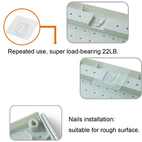 Laugh Cat 4 Pack Hanging Plastic Shoe Rack Wall Mount Creative Folding Organizer Camper Shoes Storage Shelf Adhesive Shoe Holder For Door